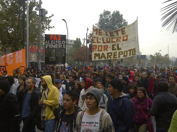 En Fotos: La primera gran marcha del movimiento estudiantil de 2013