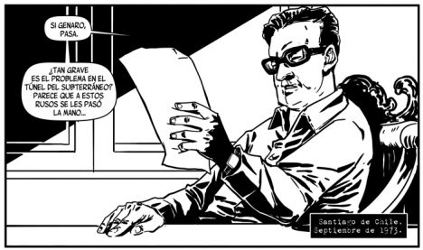 Hasta Allende lucha contra guarenes gigantes en nuevo cómic chileno