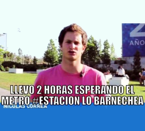 Los memes que se toman con humor el colapso de Santiago por falla del Metro