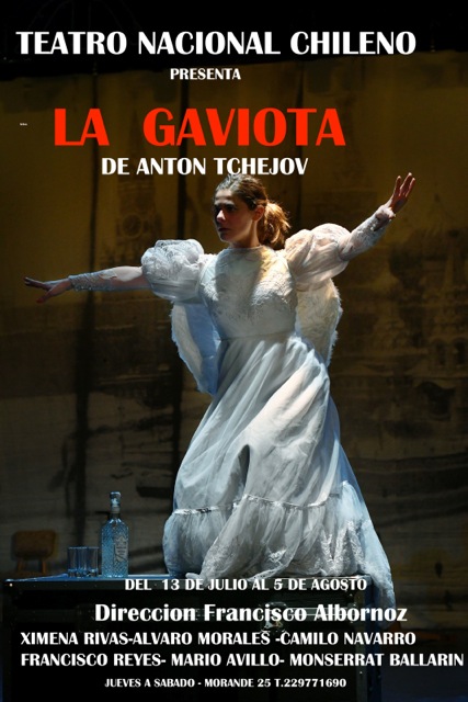 Obra «La Gaviota» de Antón Chéjov en Teatro Nacional Chileno