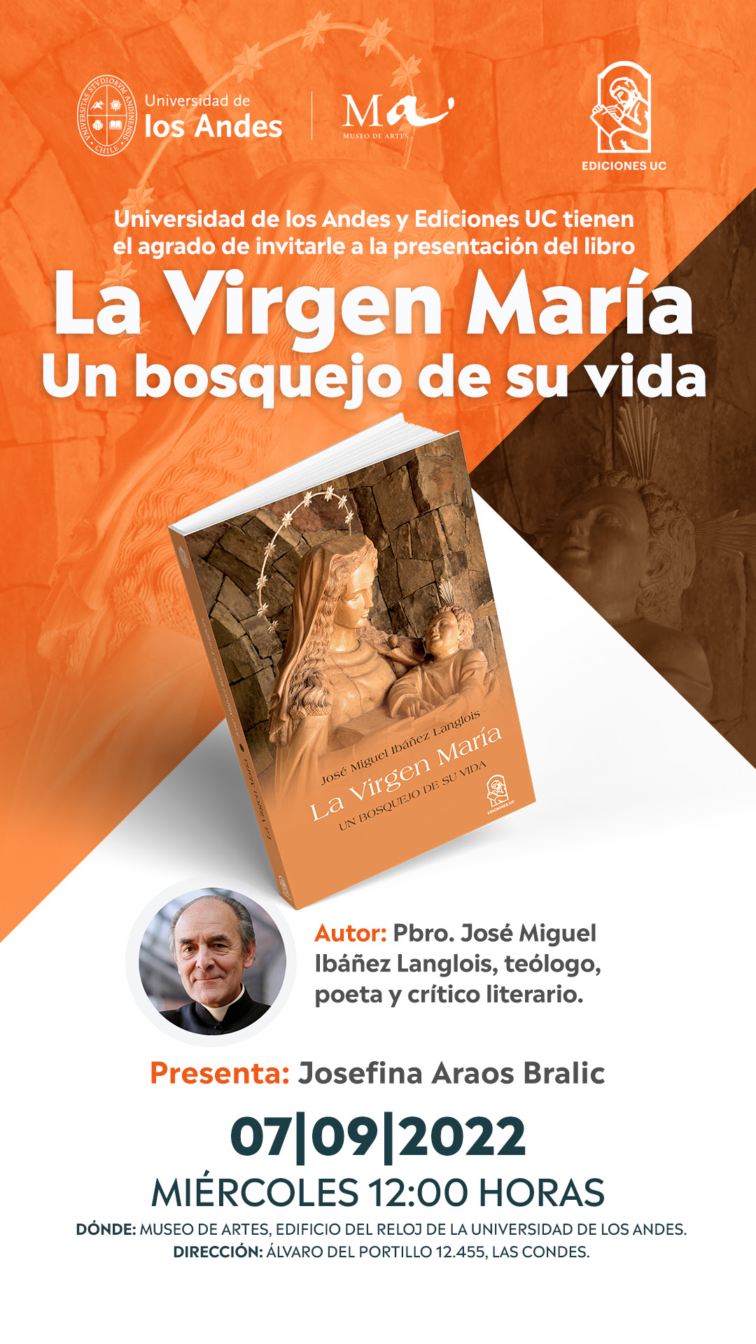 Lanzamiento de libro «La Virgen María» de J. M. Ibáñez Langlois