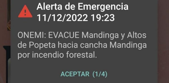 Tras decretar Alerta Roja, Onemi ordena evacuación de cuatro sectores ... Tras decretar Alerta Roja, Onemi ordena evacuación de cuatro sectores ...