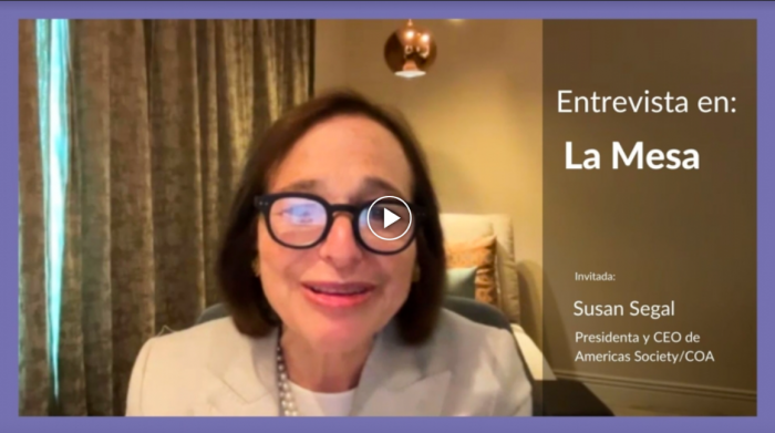 Susan Segal y el atractivo de Chile: “Hay una discusión muy madura ...