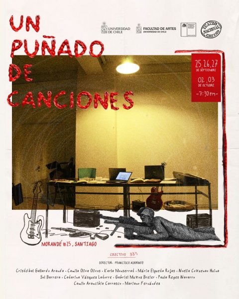 Obra “Un puñado de canciones” en Teatro Nacional Chileno