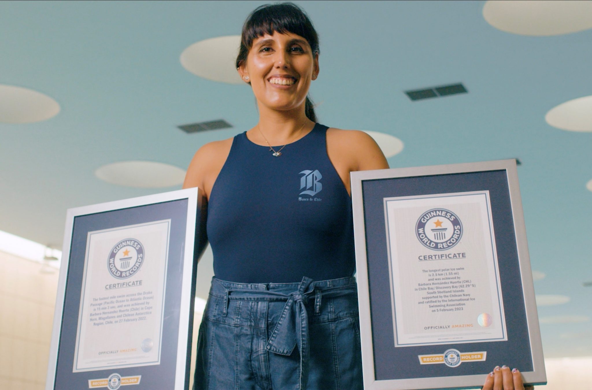 Bárbara Hernández: frío extremo, perseverancia y récords, la historia de la “Sirena de Hielo”