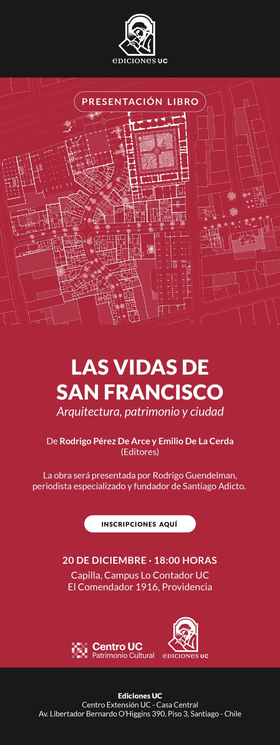 Presentación del libro “Las vidas de San Francisco. Arquitectura, patrimonio y ciudad”