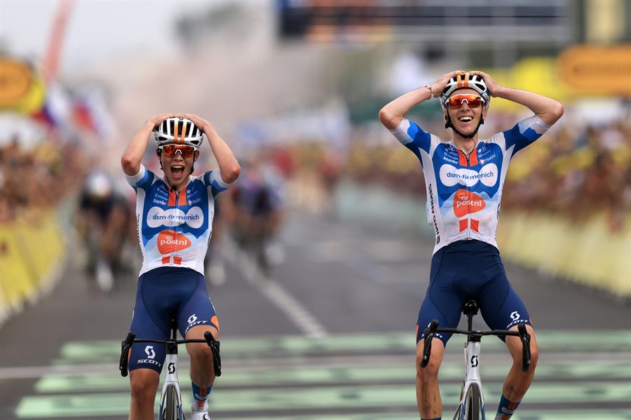 Final de película en el Tour de Francia: Bardet y Van der Broek hacen ...
