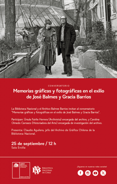 Conversatorio “Memorias gráficas y fotográficas en el exilio de José ...