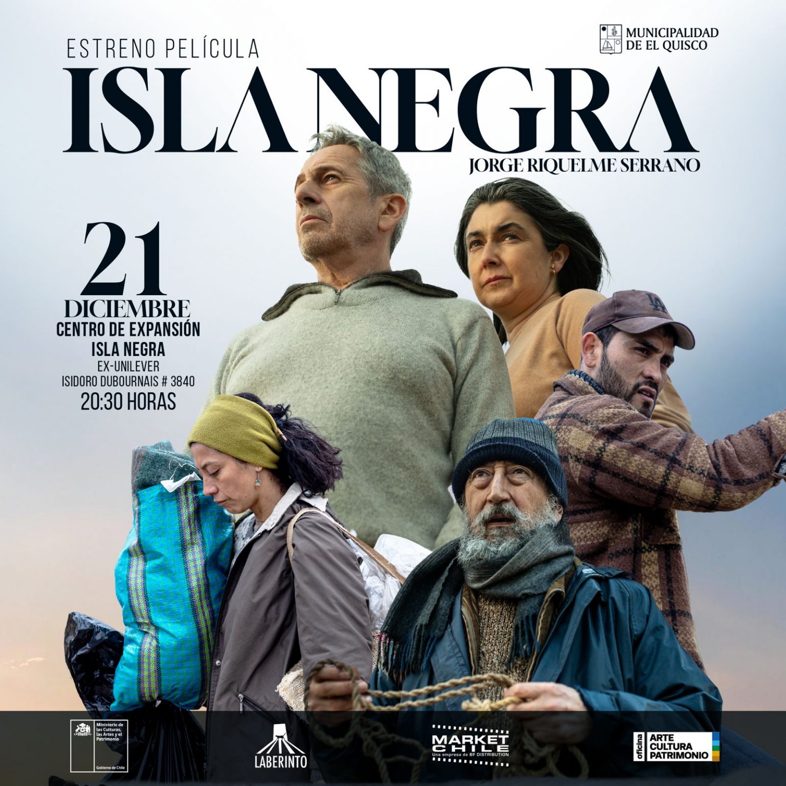 Filme “Isla negra” en Isla Negra